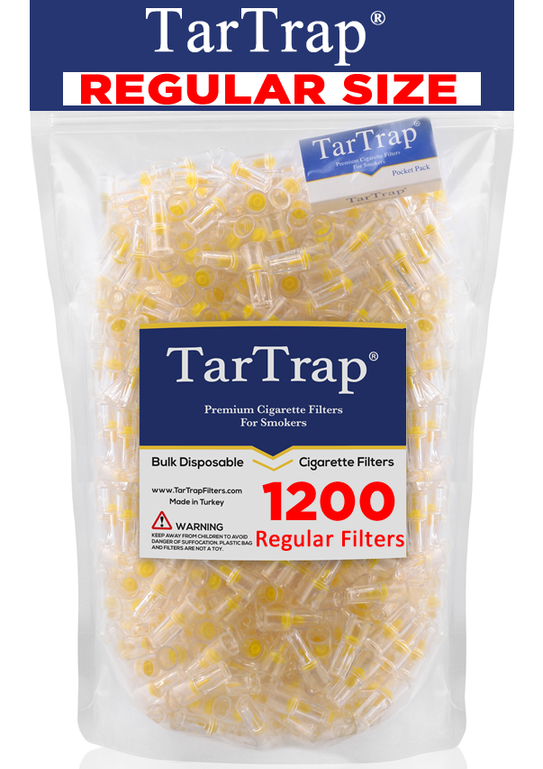 TarTrap Disposable Cigarette Filters - Bulk Pack (1200 Per Pack) - Products